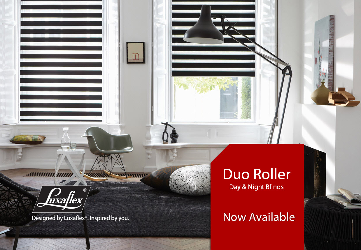 Blinds, custom roman blinds, Duo blinds and more - Interior Fashions