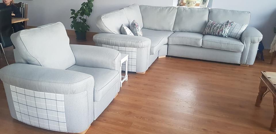 Before & after Large corner suite - Interior Fashions
